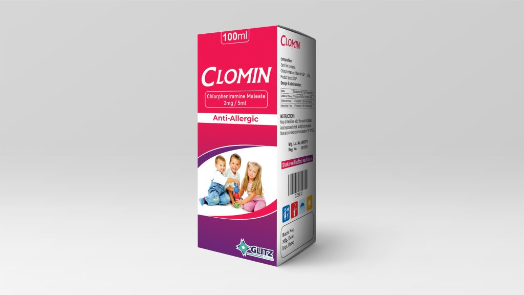 Clomin Syrup – Glitz Pharma