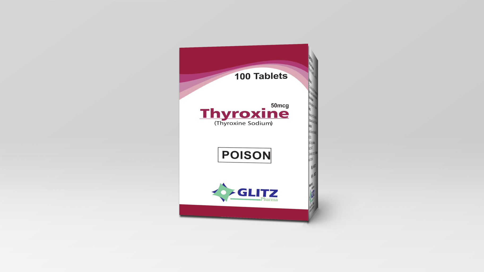 Thyroxine 50mcg Tablet – Glitz Pharma
